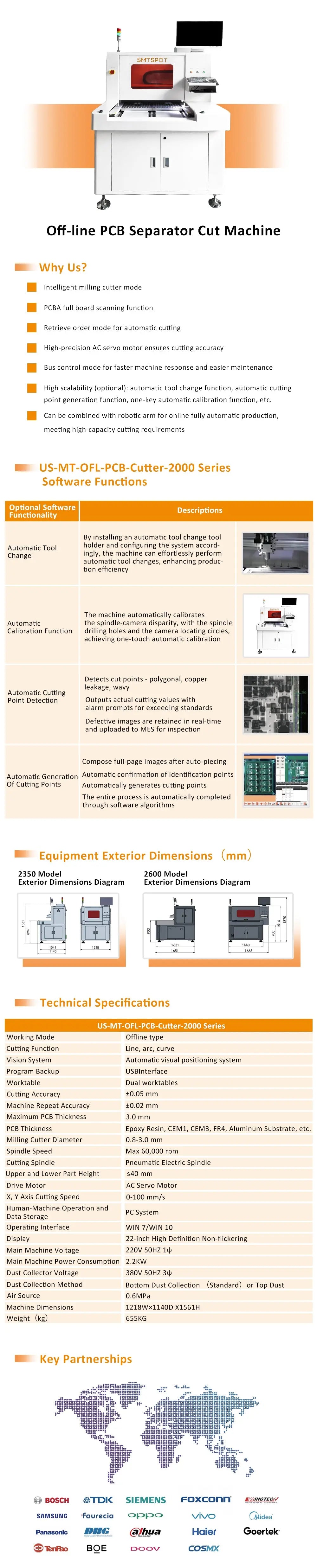 Full Automated Off-Line PCB Separator Cut Machine - SMTSPOT