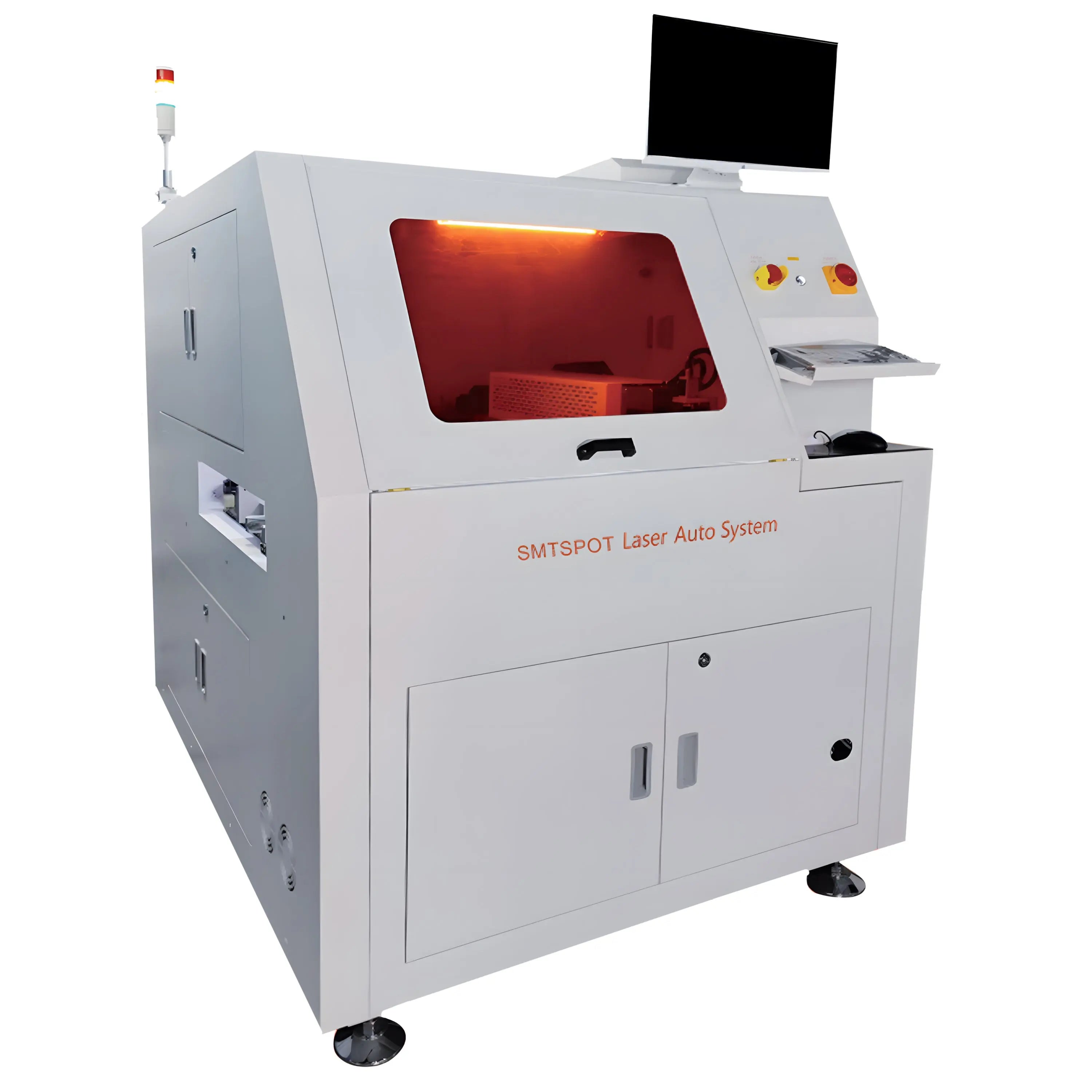 Laser Marking Cell ES-450 for PCB Marking – CO2, UV, Fiber – SMTSPOT
